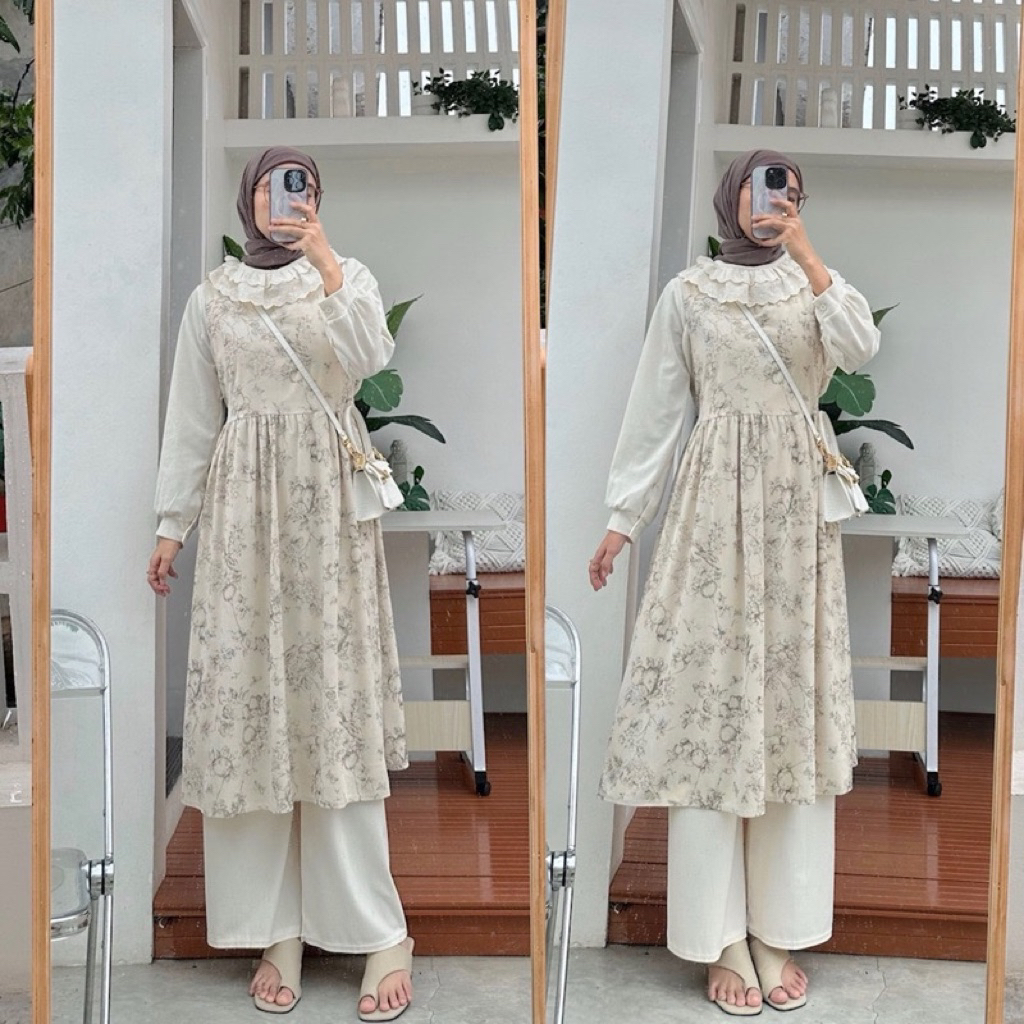 Jual Haeda Lace Midi by Outfix | Shopee Indonesia