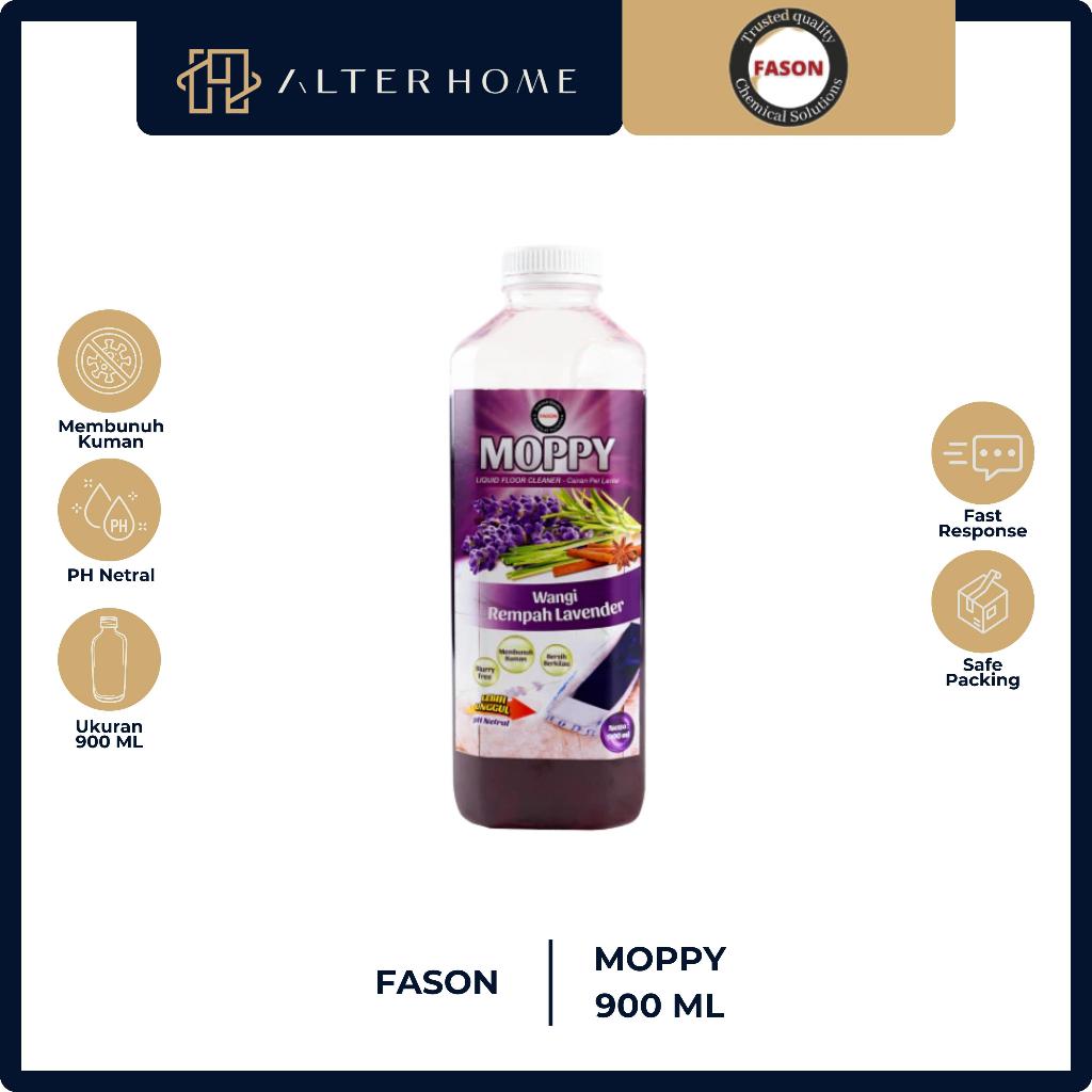 Jual FASON MOPPY 900 ML PEMBERSIH LANTAI ORGANIK WANGI REMPAH LAVENDER ...