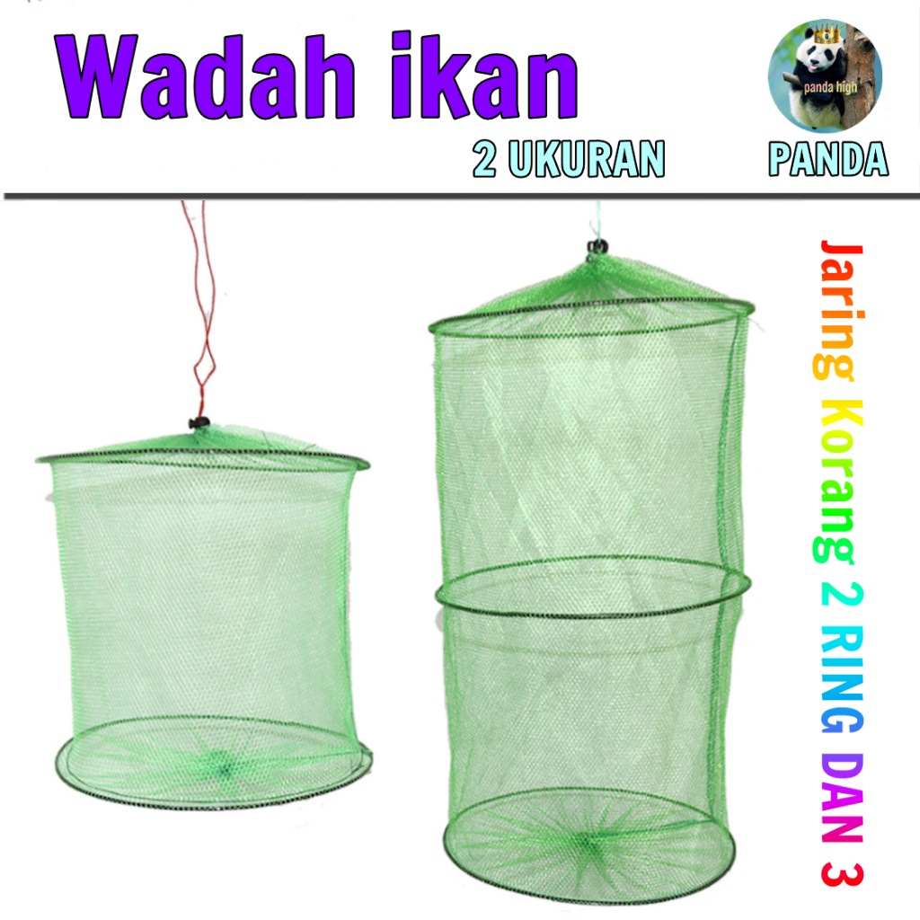 Jual Jaring Korang Wadah ikan 2 & 3 Layer tempat Ikan Perangkap Ikan ...