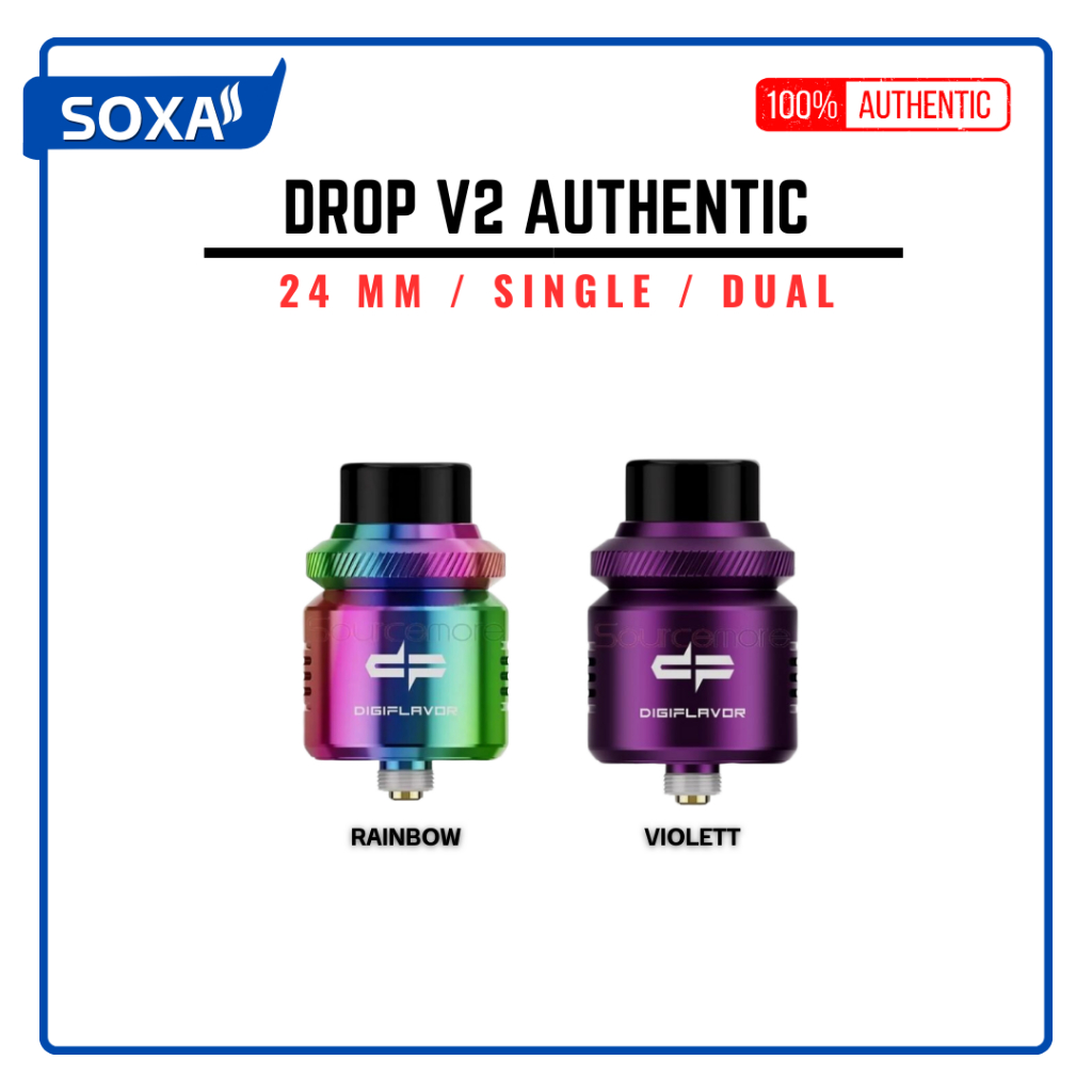 Jual RDA DROP V2 24MM AUTHENTIC DIGIFLAVOUR | Shopee Indonesia