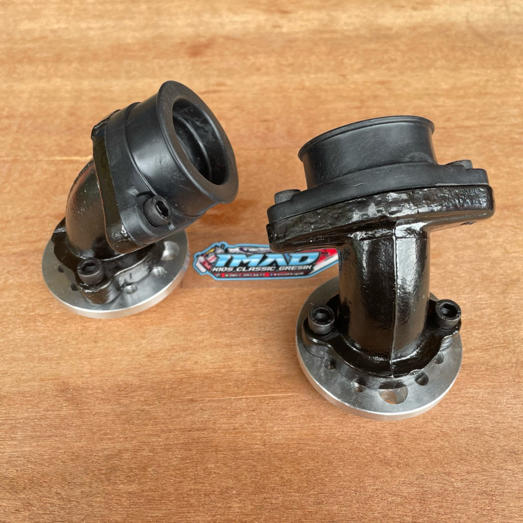 Jual MANIPOL MANIFOLD SLEEP ENGINE MIRING PUTAR BUAT KARBURATOR 24 26 ...