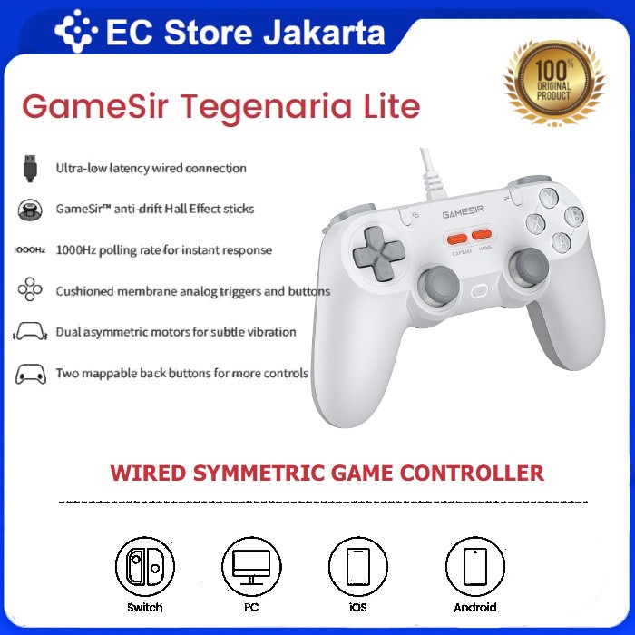 Jual GameSir T3 Lite Tegenaria Lite Wired Gamepad Controller Joystick Multi-Platform PC Windows ...