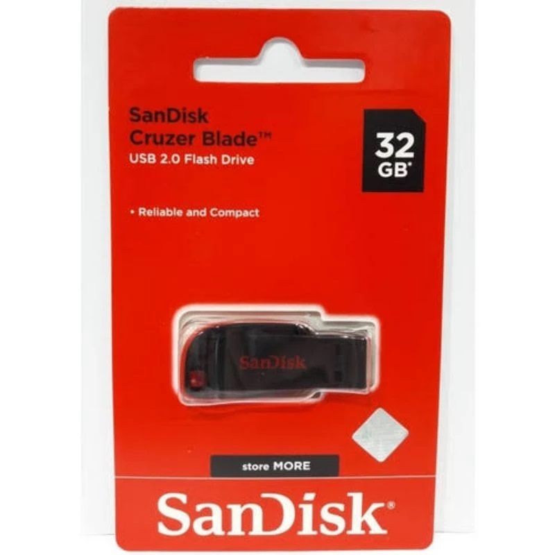 Jual Sandisk Flashdisk Cruzer Blade 32GB Original | Shopee Indonesia