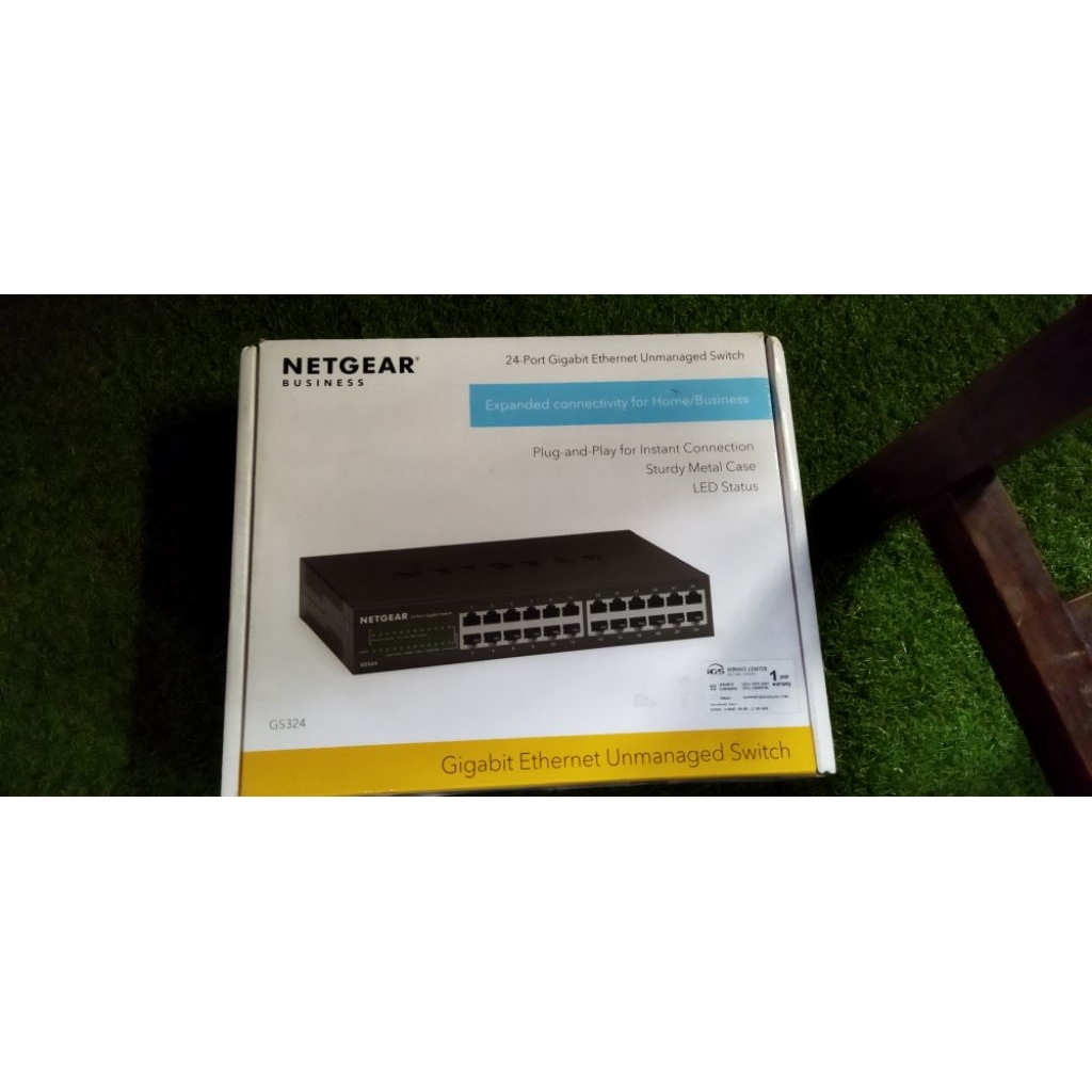 Jual Switch hub netgear 24 port gigabit ethernet unmanaged switch ...