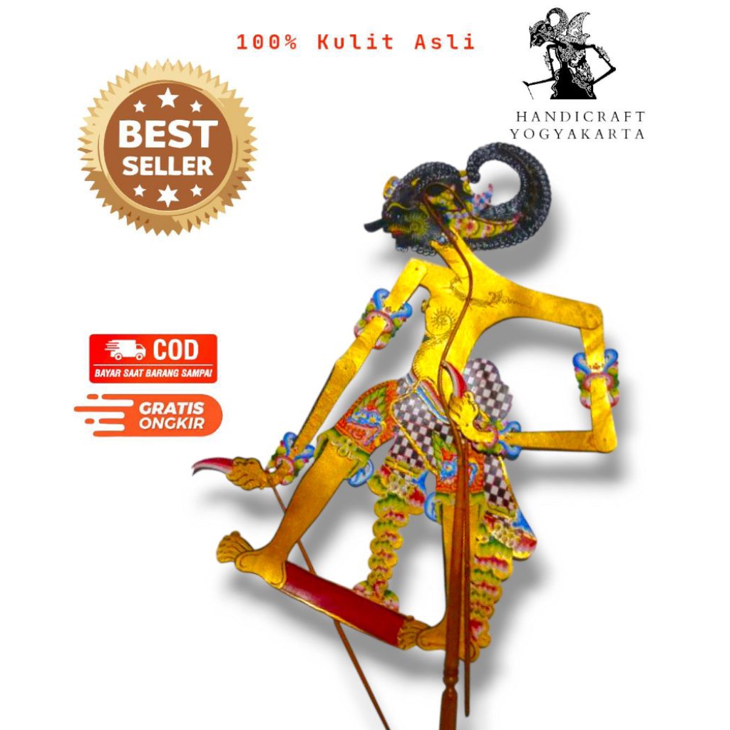 Jual WAYANG KULIT ASLI WERKUDARA/WERKUDORO KUALITAS ALUSAN UKURAN STANDAR DALANG | Shopee Indonesia