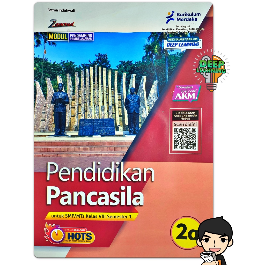 Jual LKS PP PENDIDIKAN PANCASILA PKN PPKN SMP KELAS VIII 8 SEMESTER 1 2025-2026 Deep Learning ...