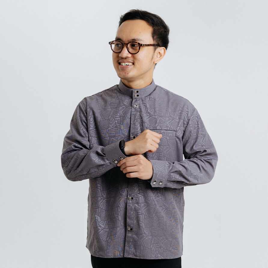 Jual Baju Koko Pria Lengan Panjang Katun Premium | Adem, Modis Koko ...