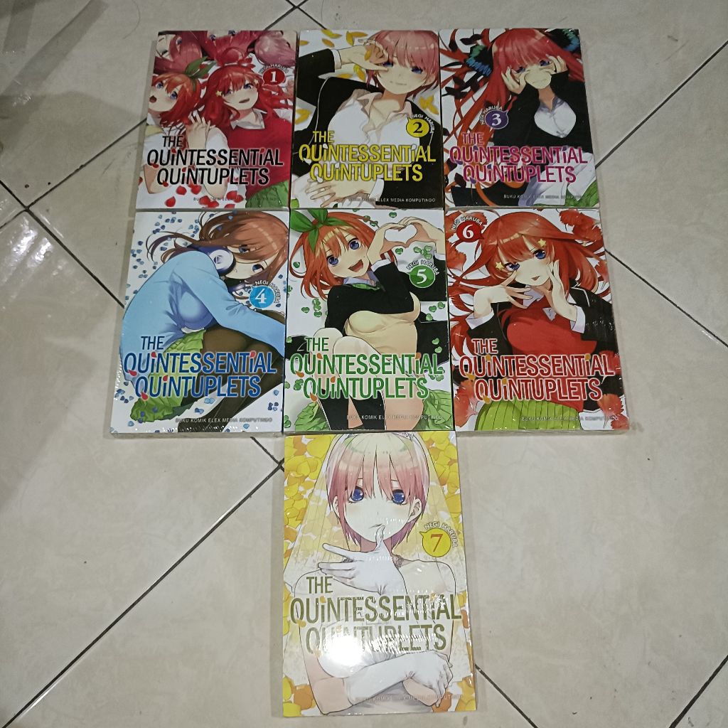 Jual komik the quintessential quintuplets set vol 1-14 original segel ...