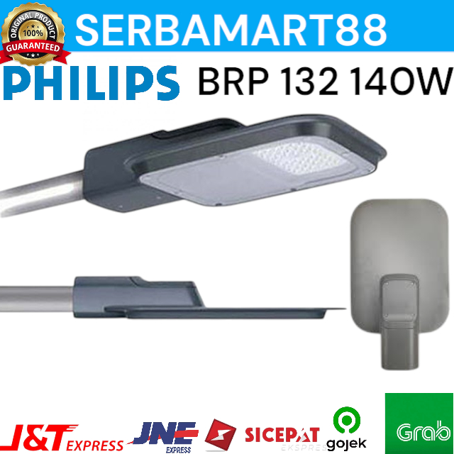 Jual PHILIPS BRP 132 140W LAMPU JALAN- PHILIPS PJU BRP132 17500 LUMEN ...