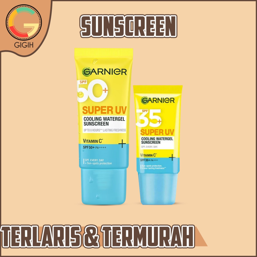 Jual GARNIER SUPER UV COOLING WATERGEL SUNSCREEN ( READY SPF 50++ / SPF ...