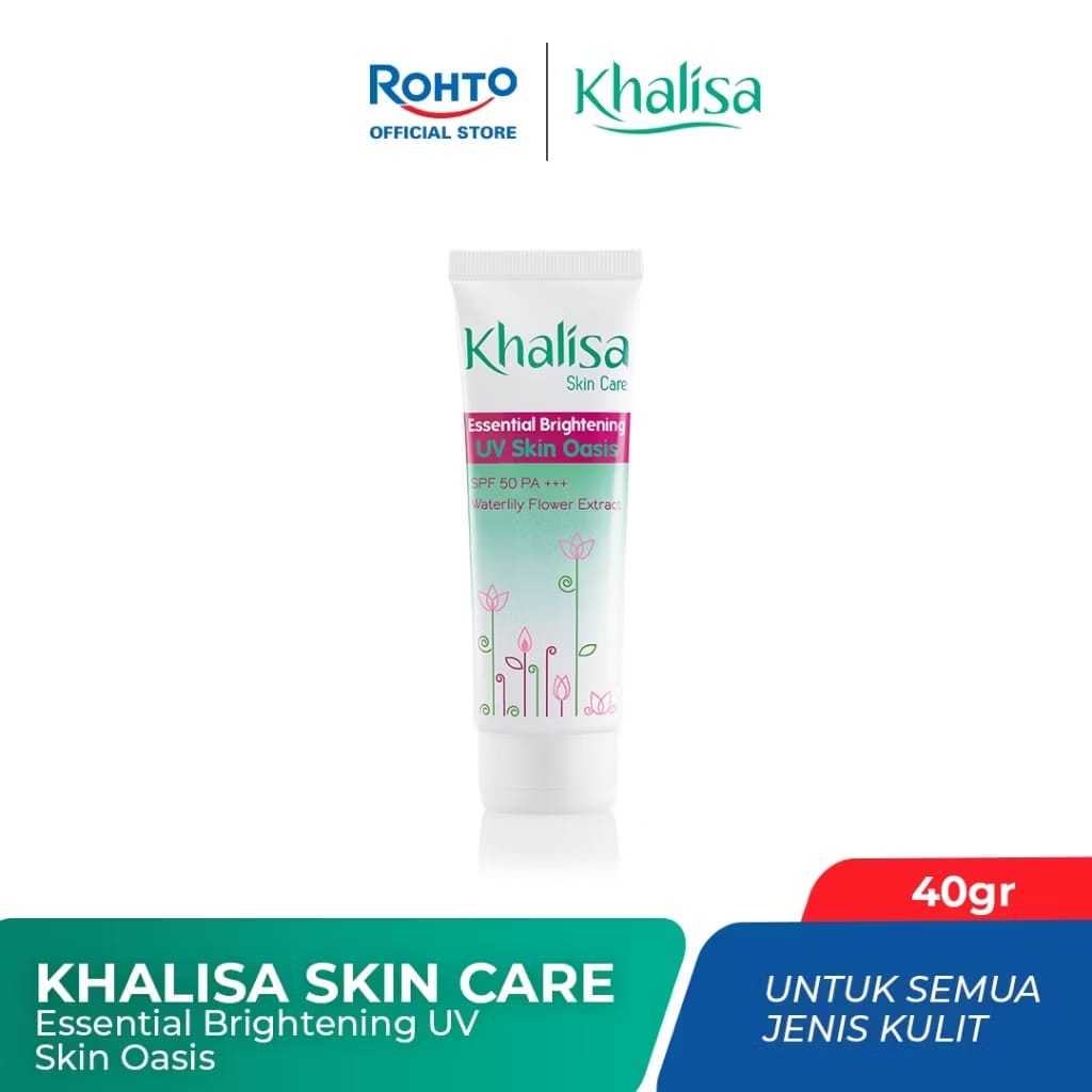 Jual Khalisa Essential Brightening UV Skin Oasis - 40gr (Brighten the ...