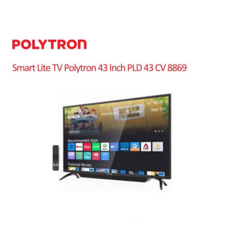 Jual led polytron TV SMART 43 in PLD 43 CV 8869 | Shopee Indonesia