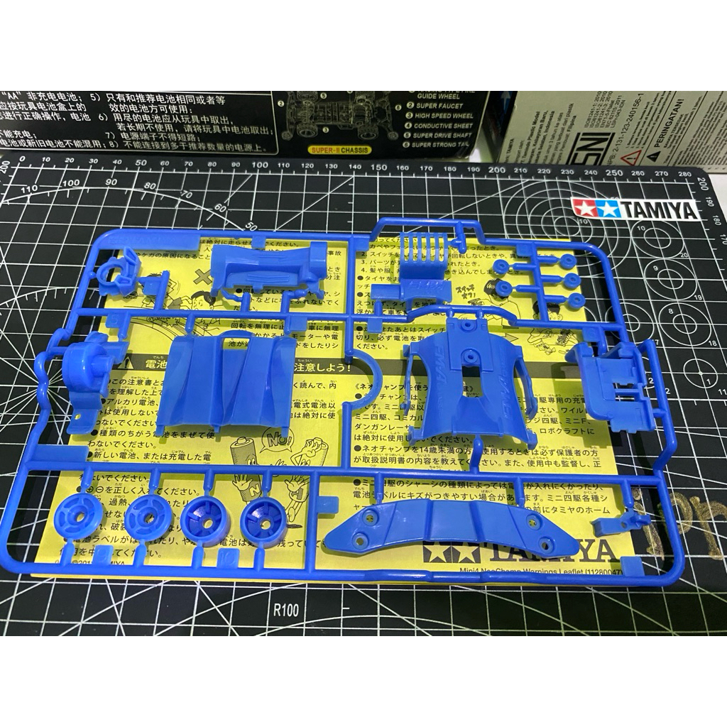 Jual Tamiya Gearbox set FMA Chassis(Blue) | Shopee Indonesia