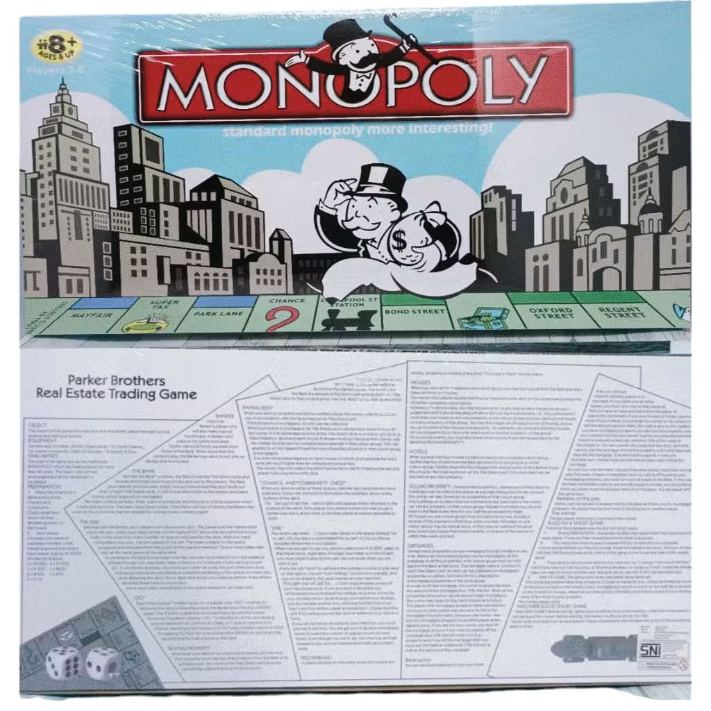 Jual Mainan Edukasi Anak Monopoli Halma Ular Tangga Ludo Catur ...