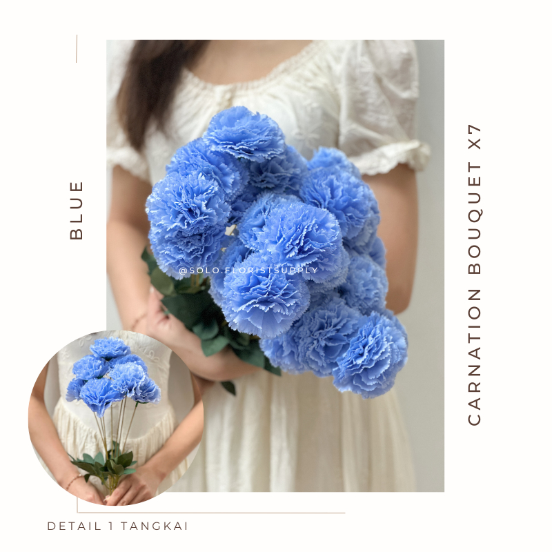 Jual 7 KUNTUM CARNATION BOUQUET X7 ARTIFICIAL FLOWER BUNGA PALSU BUNGA ...