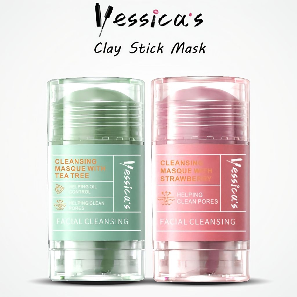 Jual Yessica's Tea Tree & Strawberry Anti Pores & Acne Clay Stick Mask ...