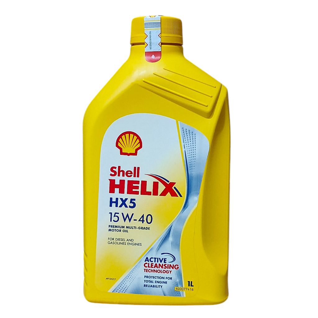 Jual oli shell helix HX5 15w 40 1liter | Shopee Indonesia