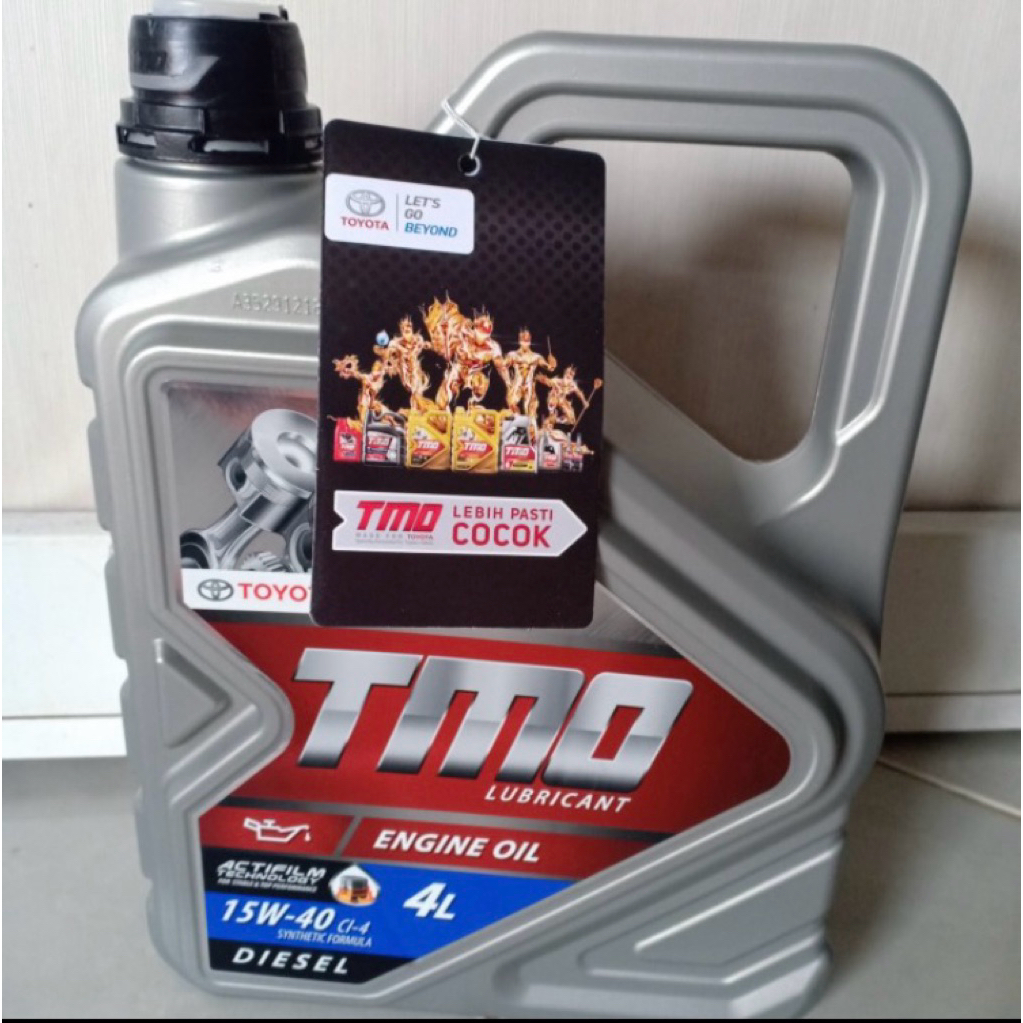 Jual OLI MESIN Diesel TMO TOYOTA SAE 15W-40 SN 4L 4000ML | Shopee Indonesia