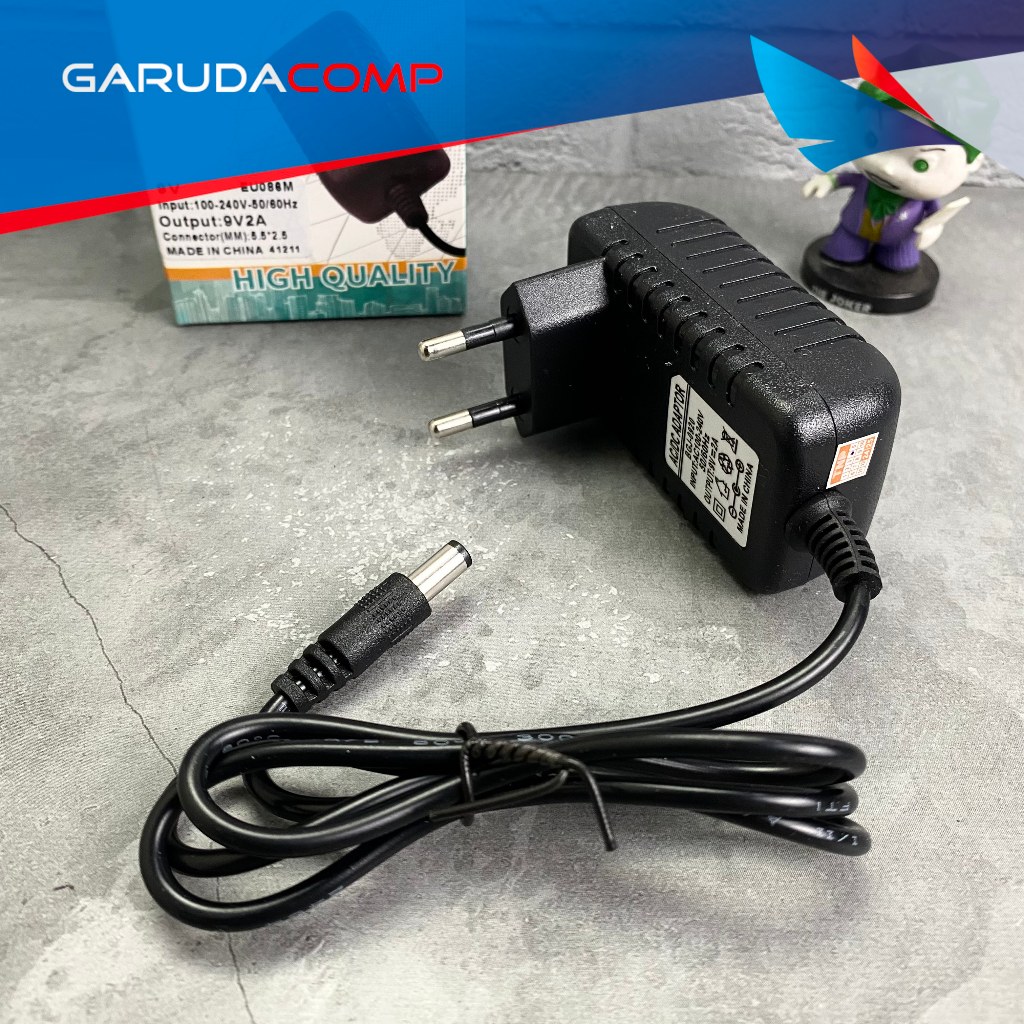 Jual Adaptor 9V 2A Adaptor Daya DC Power Plug Charger Power Supply Router Wifi Wireless Network ...