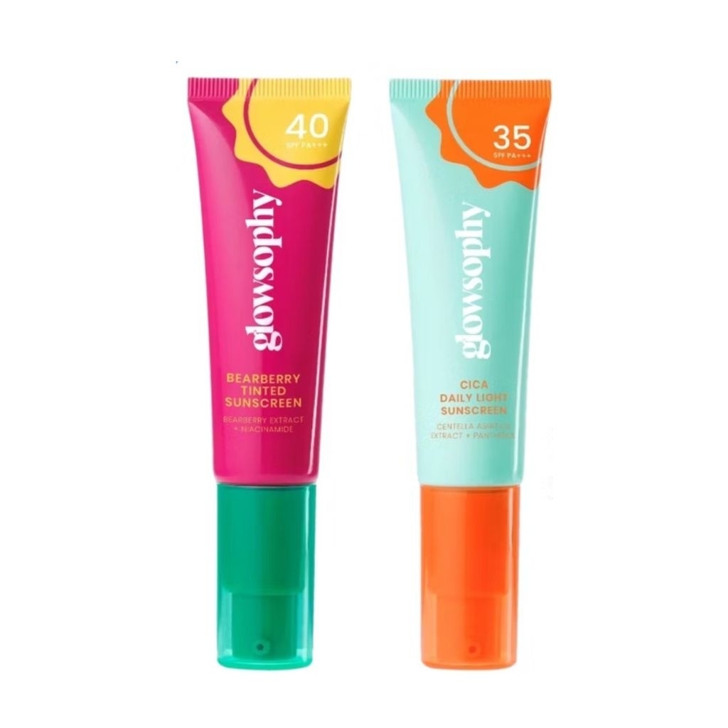 Jual Glowsophy Bearberry Tinted Sunscreen SPF40 | Cica Daily Light ...