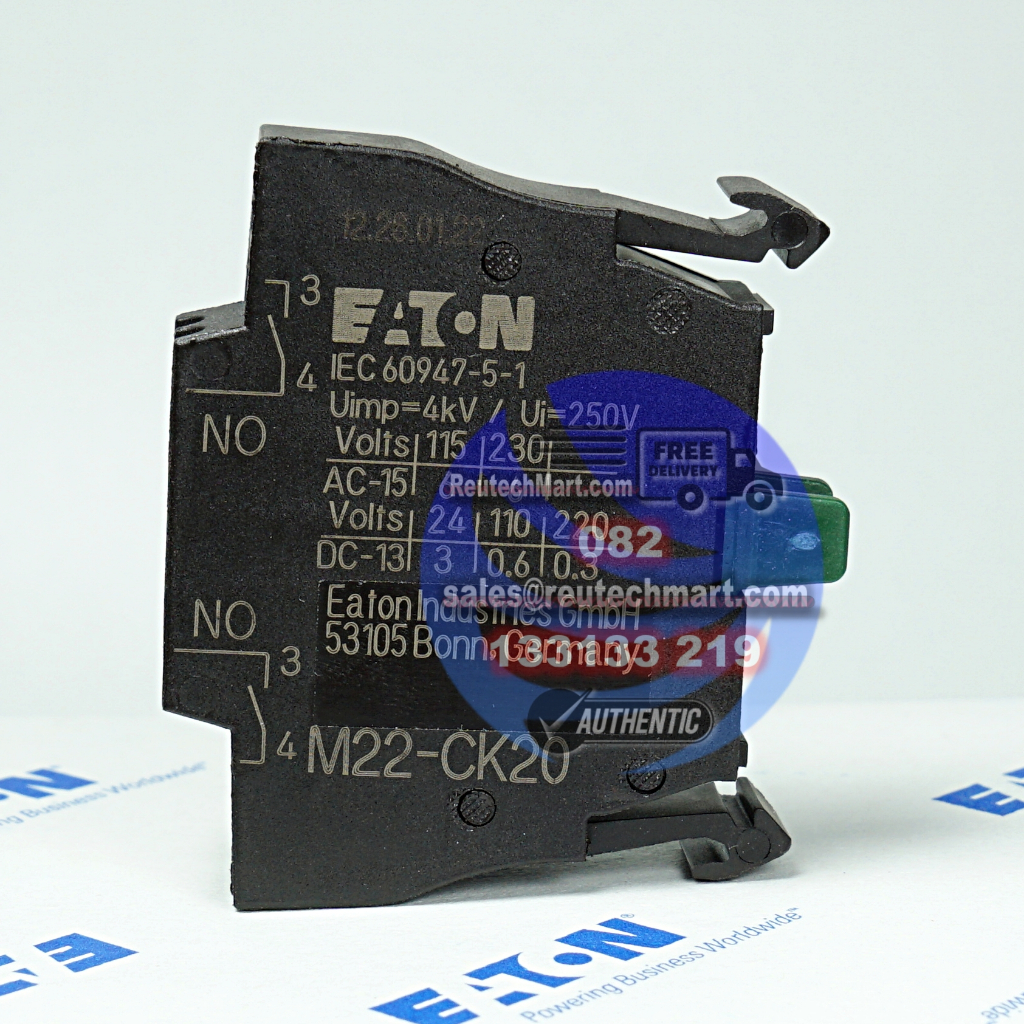 Jual Eaton M22-CK20 Contact Block Eaton Moeller 2NO | Shopee Indonesia