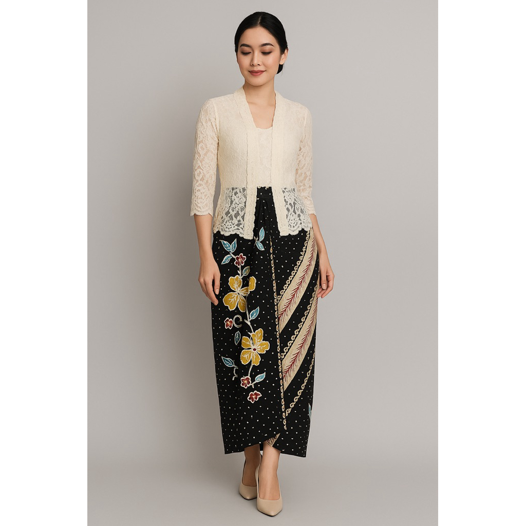 Jual Kain Batik Tulis Eksklusif Premium Motif Solo Hitam Katun Margaria ...