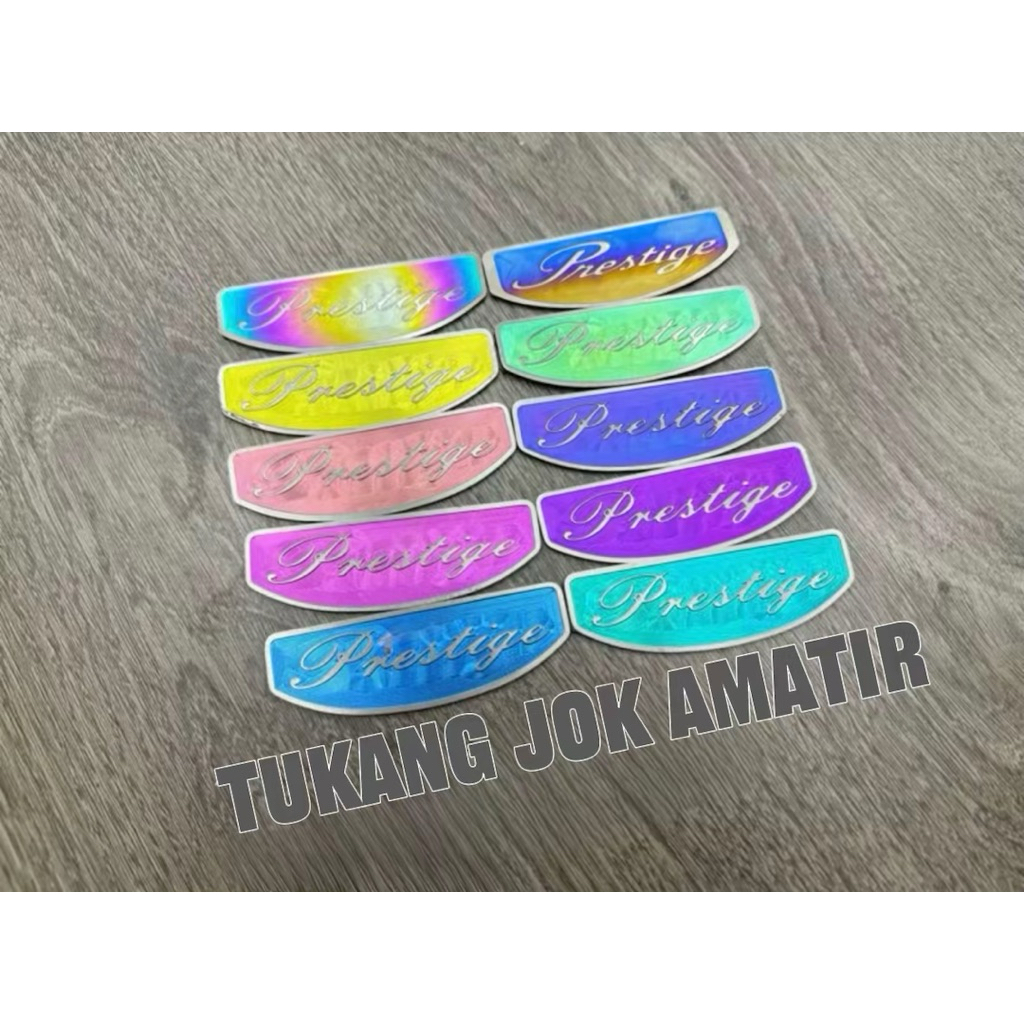 Jual Emblem Titanium Prestige Emblem Prestige Titanium Original GR 5 ...