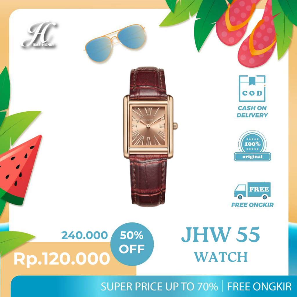 Jual JIMS HONEY Jam Tangan Wanita JHW 55 ( FREE EXCLUSIVE BOX + BATERAI ...
