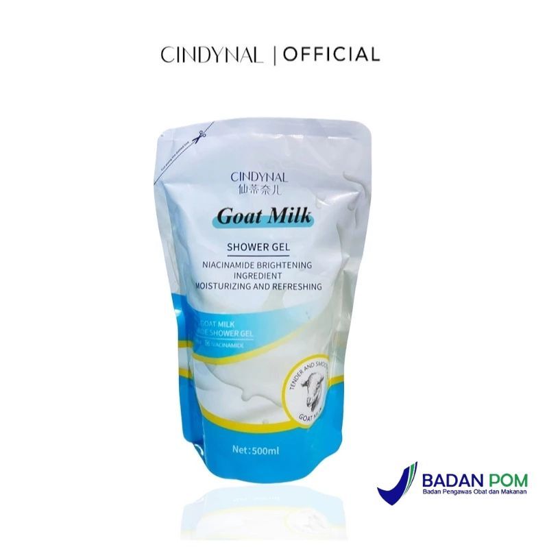 Jual CINDYNAL - [Kemasan Refill] BPOM 500ML Sabun Mandi Cair Goat Milk ...
