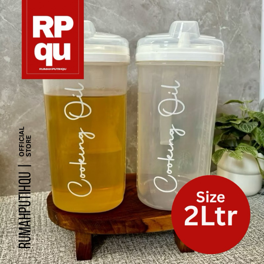 Jual Botol Minyak Goreng Tutup Putih Ukuran 2 Liter - RPQU | Shopee ...