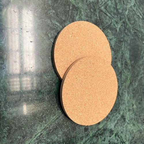 Jual Alas Tatakan Cangkir Gelas Kaca Gabus Bulat Cork Coaster Round ...