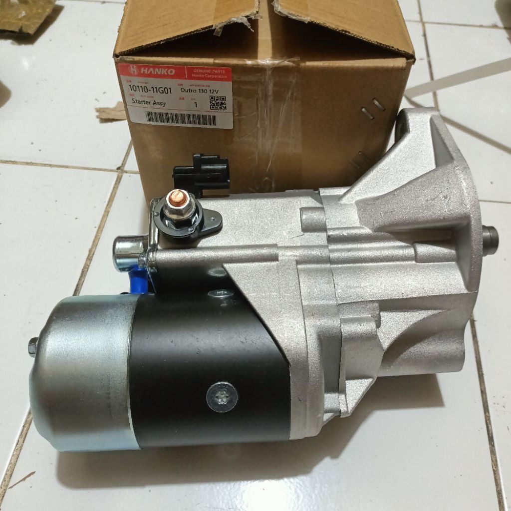 Jual DINAMO STARTER ASSY 12V DYNA HINO DUTRO 130HT 130HD HANKO IMPORT ORIGINAL 28100-E0320 ...