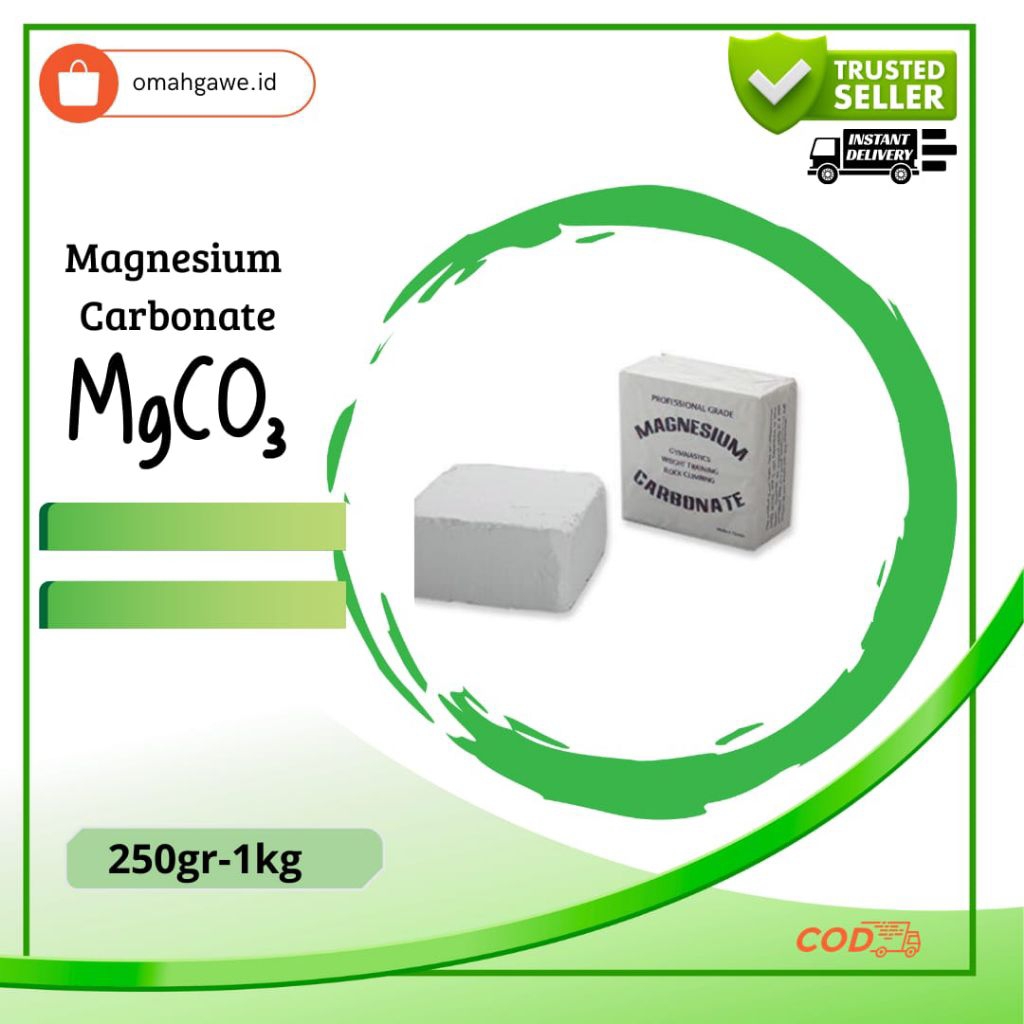 Jual MgCO3 Magnesium Carbonate 1KG - (non-foodgrade) Bubuk Bedak Gym / Panjat Tebing - 1Kg ...