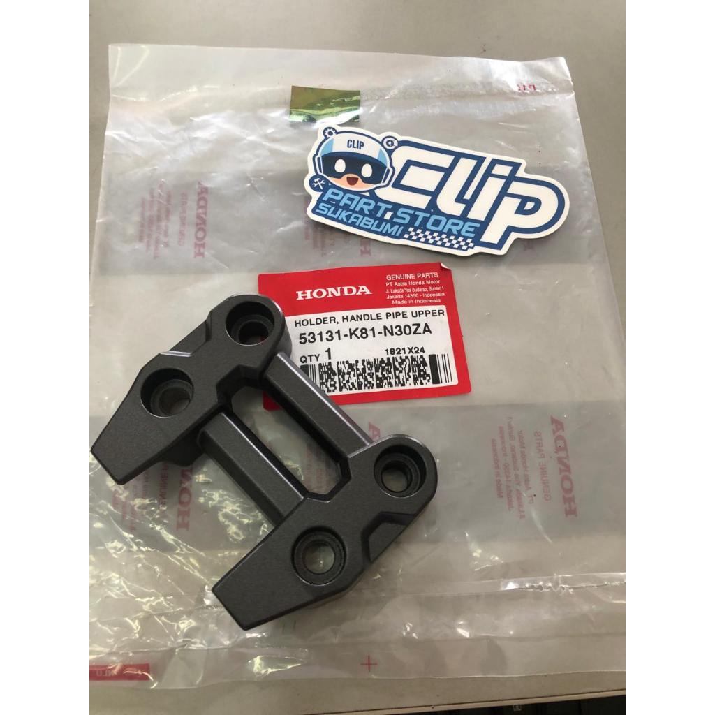 Jual HOLDER, HANDLE PIPE UPPER BEAT STREET TUTUP STANG BEAT STREET ...