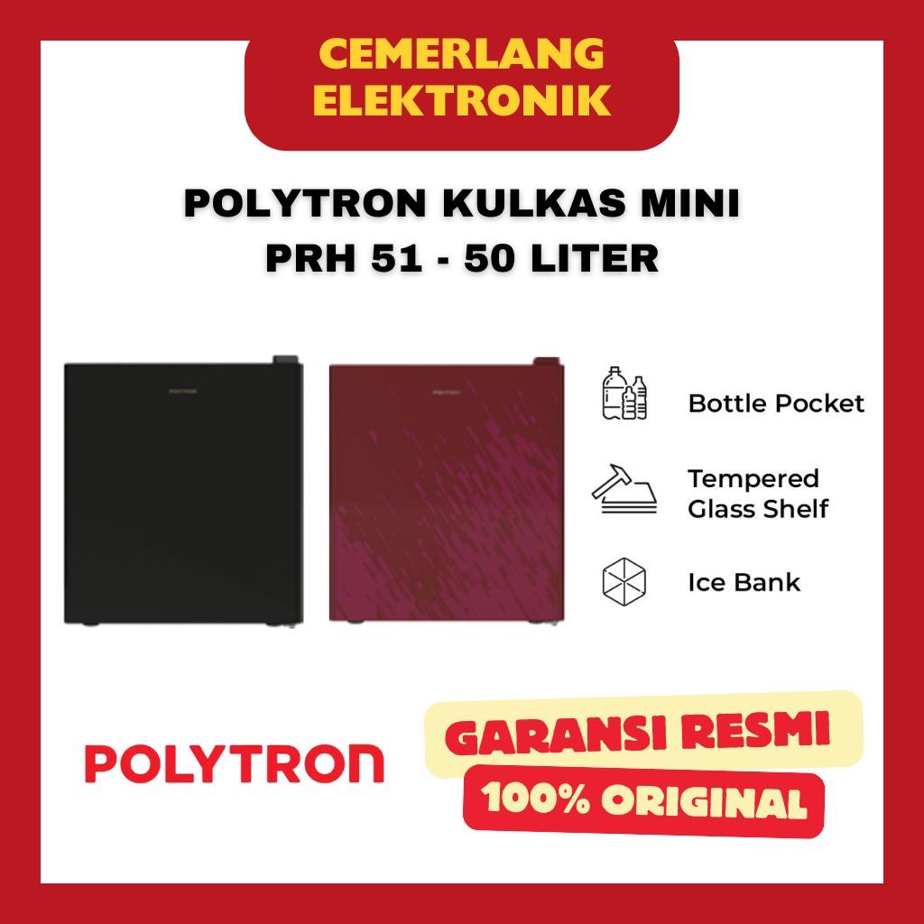Jual POLYTRON KULKAS MINI PRH 51 50L / POLITRON LEMARI ES PRH51 50 ...