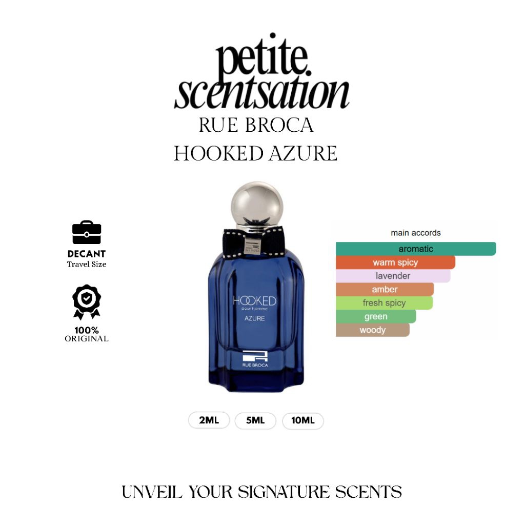Jual Decant Perfume Rue Broca Hooked Azure Pour Homme Eau De Parfum For ...