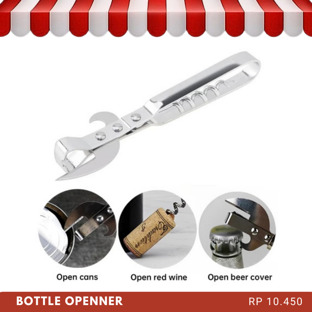 Jual Alat Pembuka Botol Alat Pembuka Kaleng TEBAL | Shopee Indonesia