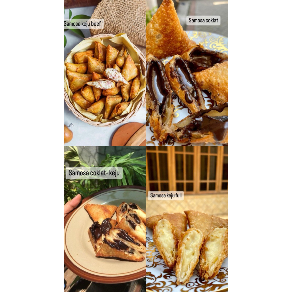 Jual SAMOSA ARAB FROZEN SMOKE BEEF COKLAT KEJU | Shopee Indonesia