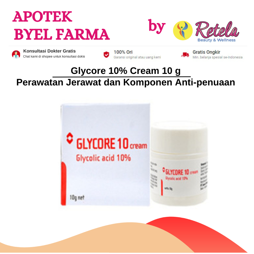 Jual Glycore 10% Cream 10 g | Shopee Indonesia