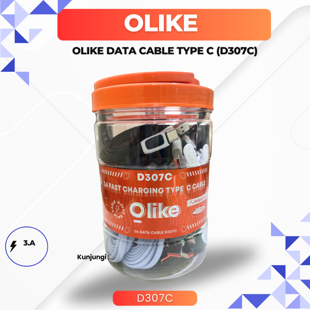 Jual OLIKE DATA CABLE TYPE C (D307C) | Shopee Indonesia