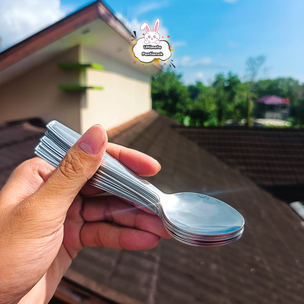 Jual 12 Pcs Sendok Teh Stainless King Balance | Sendok Mini OK | Shopee ...