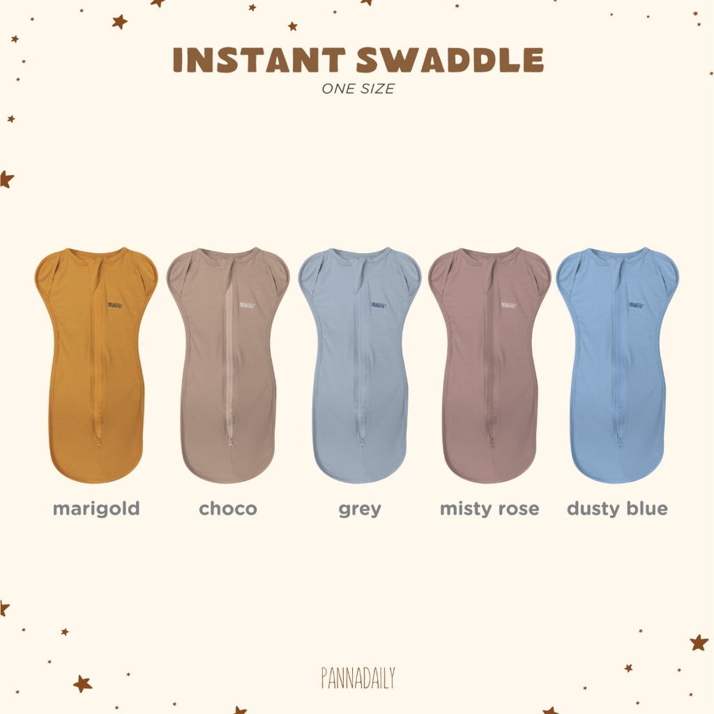 Jual BOHOPANNA - PANNADAILY - INSTANT SWADDLE - Bedong Bayi - Swaddle ...
