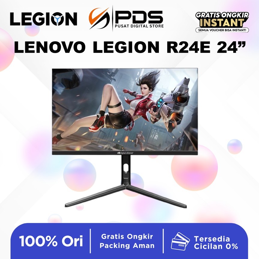 Jual MONITOR LENOVO LEGION R24E 24INCH FHD 180HZ FLAT IPS 99% SRGB ...
