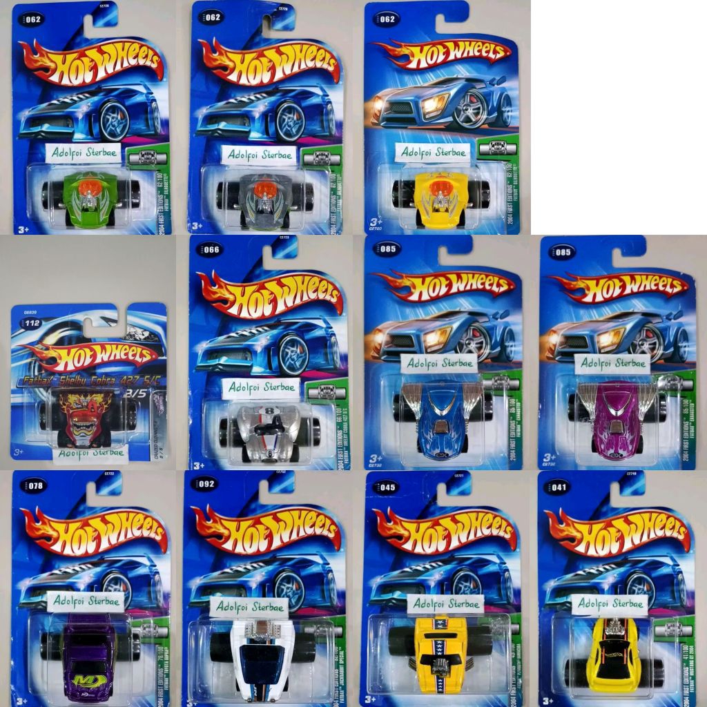 Jual hotwheels hot wheels fatbax toyota supra silhouette jacknabbit special 2004 first editions ...