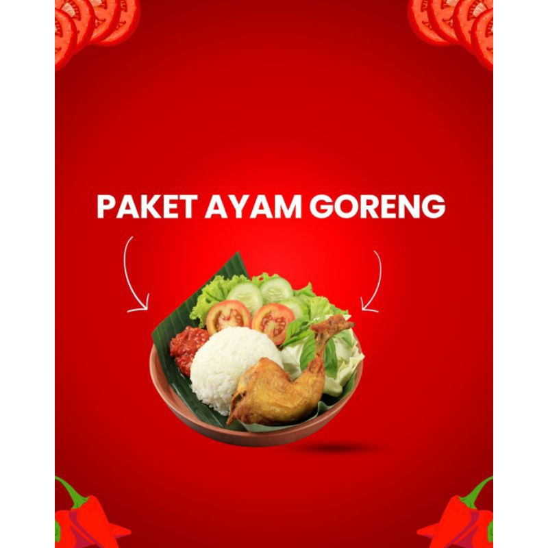 Jual Paket Ayam Goreng/Nasi Box/Paket Makan/Nasi Ayam | Shopee Indonesia