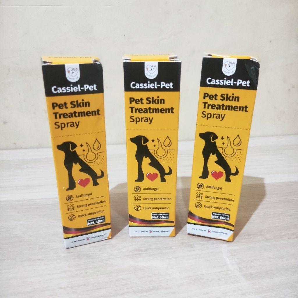 Jual Cassiel Pet Skin Treatment Spray Obat Anti Scabies Gatal Kulit ...