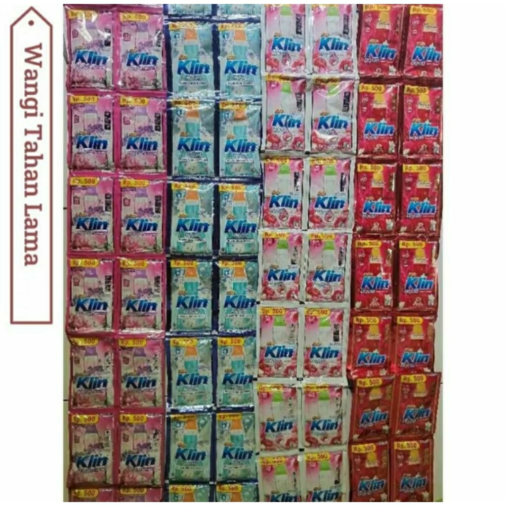 Jual soklin liquid 500 satu pack isi 24 sachet x 20ml | Shopee Indonesia