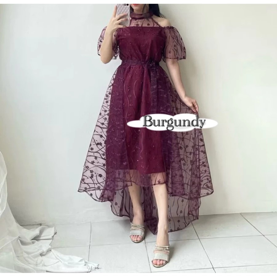 Jual Gaun Wanita Seragam Bridesmaid Dres Pernikahan Model Terbaru 2025 ...
