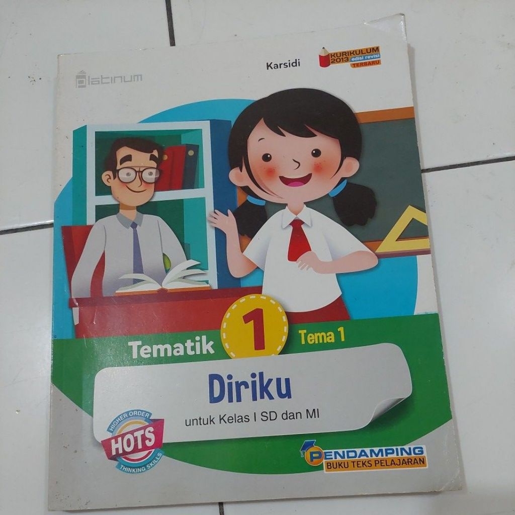 Jual TEMATIK 1 TEMA 1 DIRIKU UNTUK KELAS 1 SD DAN MI/platinum | Shopee ...