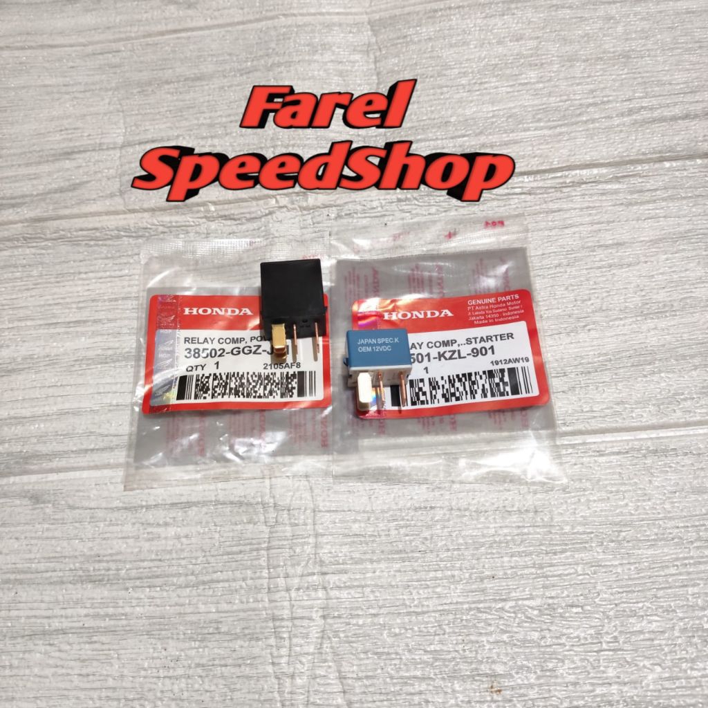 Jual Relay comp stater 1set kaki 4/5 honda beat fi beat esp beat pop ...